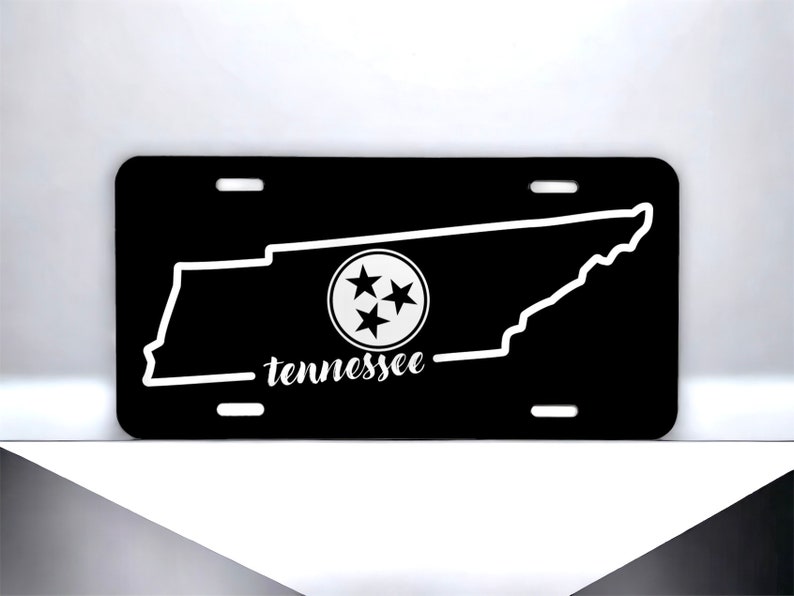 The State of the Tennessee Flag Emblem Aluminum Laser - Etsy