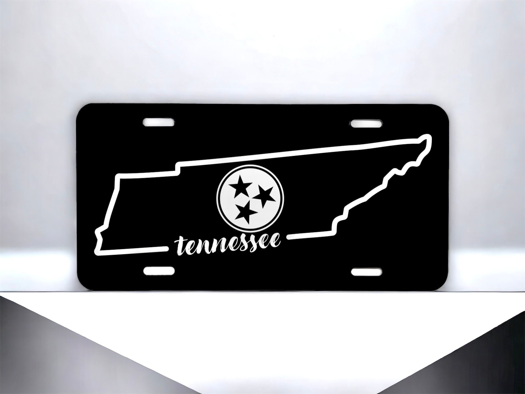 The State of the Tennessee Flag Emblem Aluminum Laser - Etsy