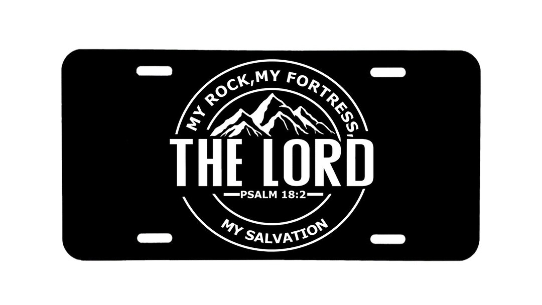 THE LORD! Aluminum Laser Engraved Front License Plate! Looks Great on ...
