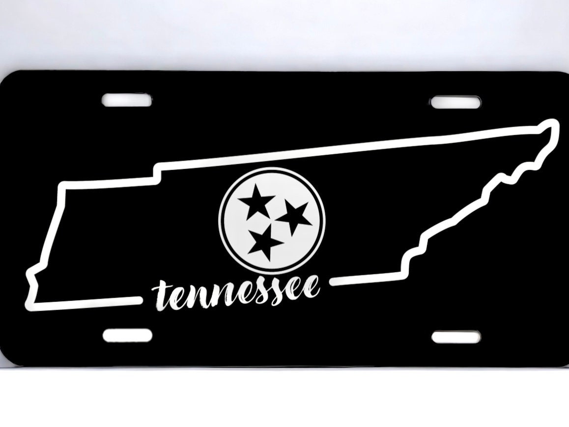 The State of the Tennessee Flag Emblem Aluminum Laser - Etsy