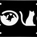 Cat License Plate! LOVE YOUR CAT Aluminum Laser Engraved Front License ...