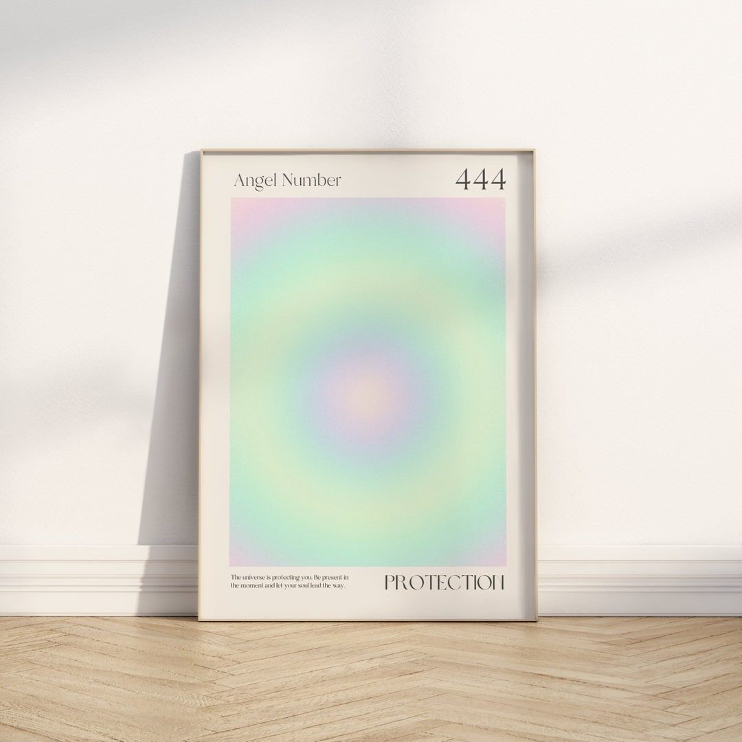 ANGEL NUMBER GRADIENT Poster I Digital Print I Printable Art I - Etsy