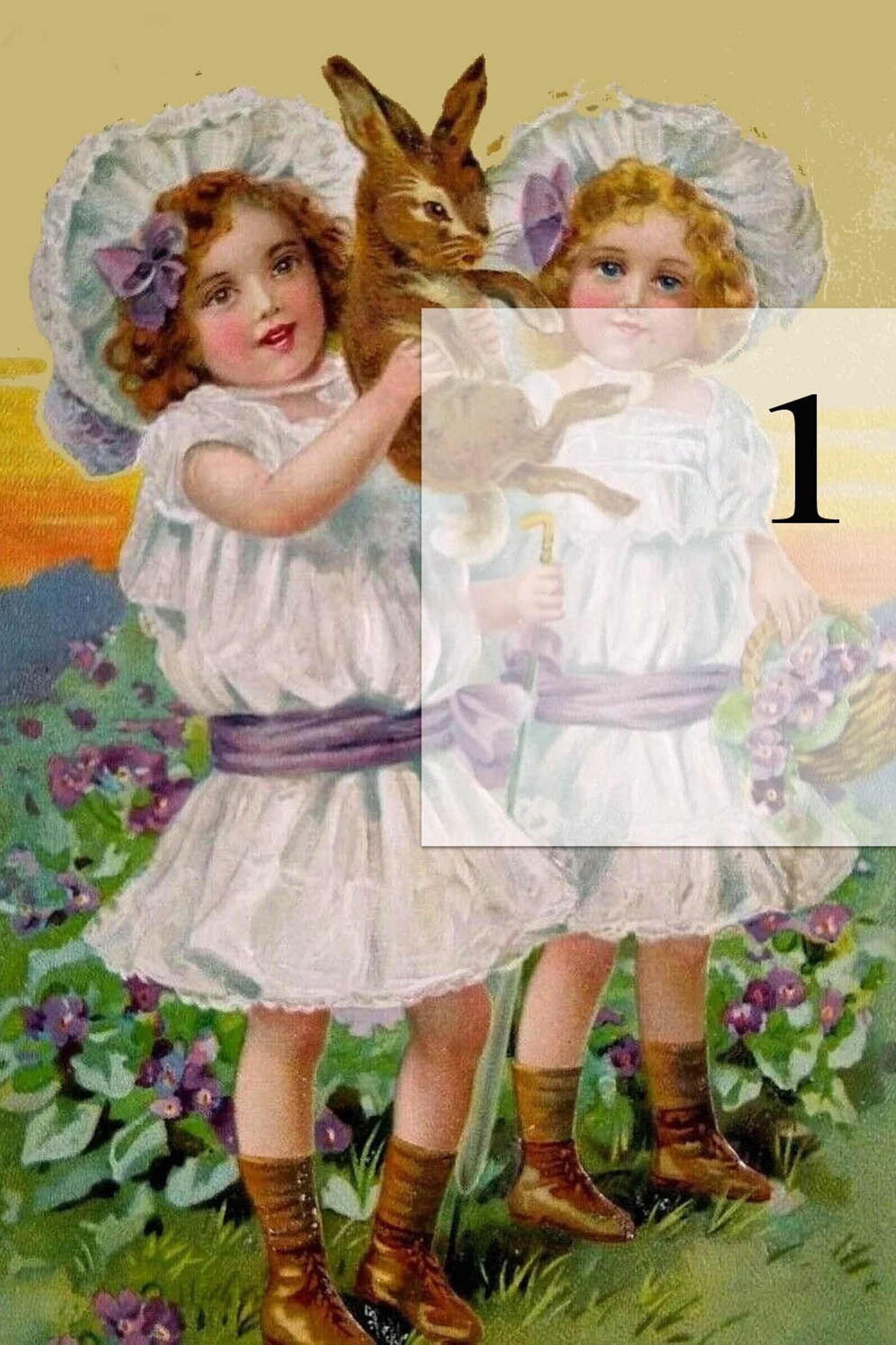 Custom Fabric Panel Canvas Print Cotton Applique Victorian Vintage ...