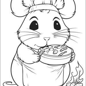 189 Coloring Pages Cute Hamster. Colouring Book PDF - Etsy