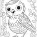 169 Coloring Pages Cute Bird. Colouring Book PDF - Etsy