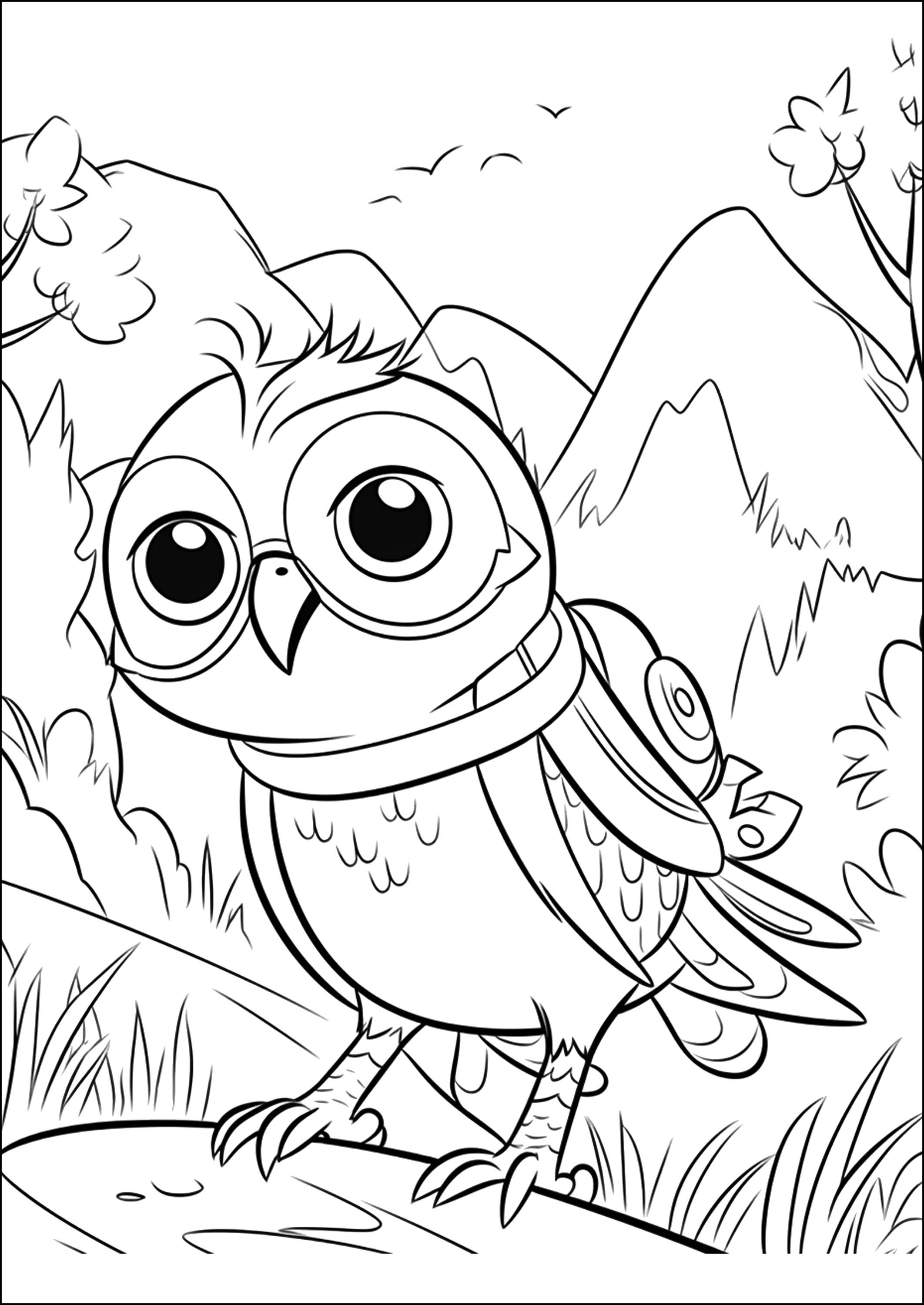 169 Coloring Pages Cute Bird. Colouring Book PDF - Etsy