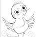 169 Coloring Pages Cute Bird. Colouring Book PDF - Etsy