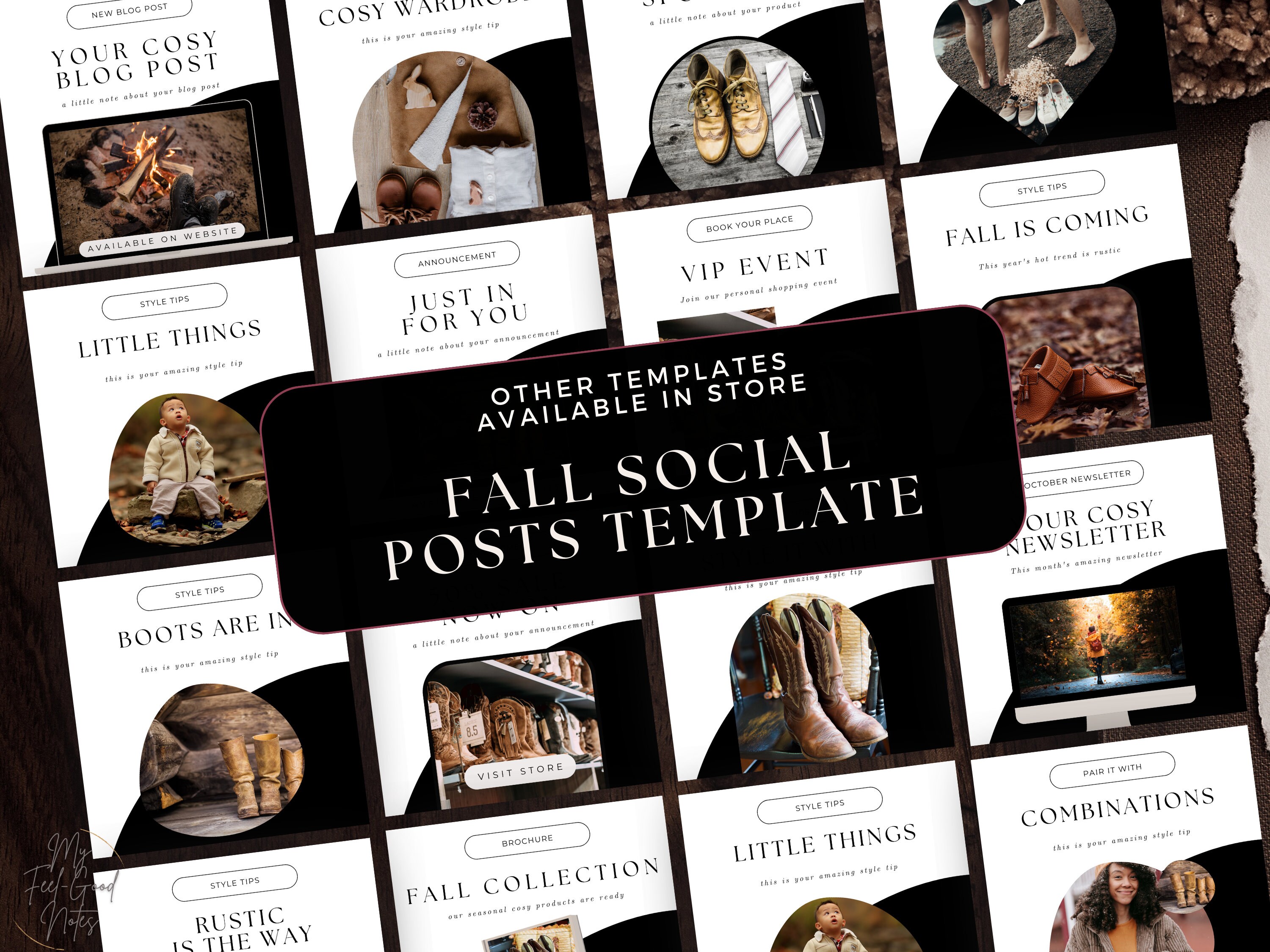 Christmas Social Media Post Canva Template, Holiday Engagement Booster ...