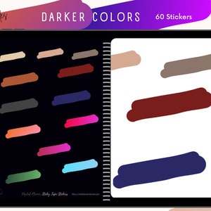 Digital Stickers Note Taking Goodnotes | Sticky Notes Planner Stickers ...