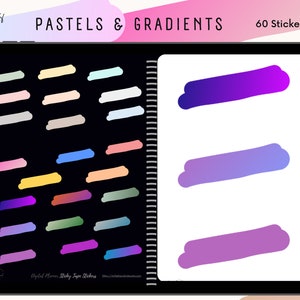 Digital Stickers Note Taking Goodnotes | Sticky Notes Planner Stickers ...