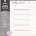 Weekly Routine Goodnotes Checklist PDF | Weekly Routine Planner Adult ...