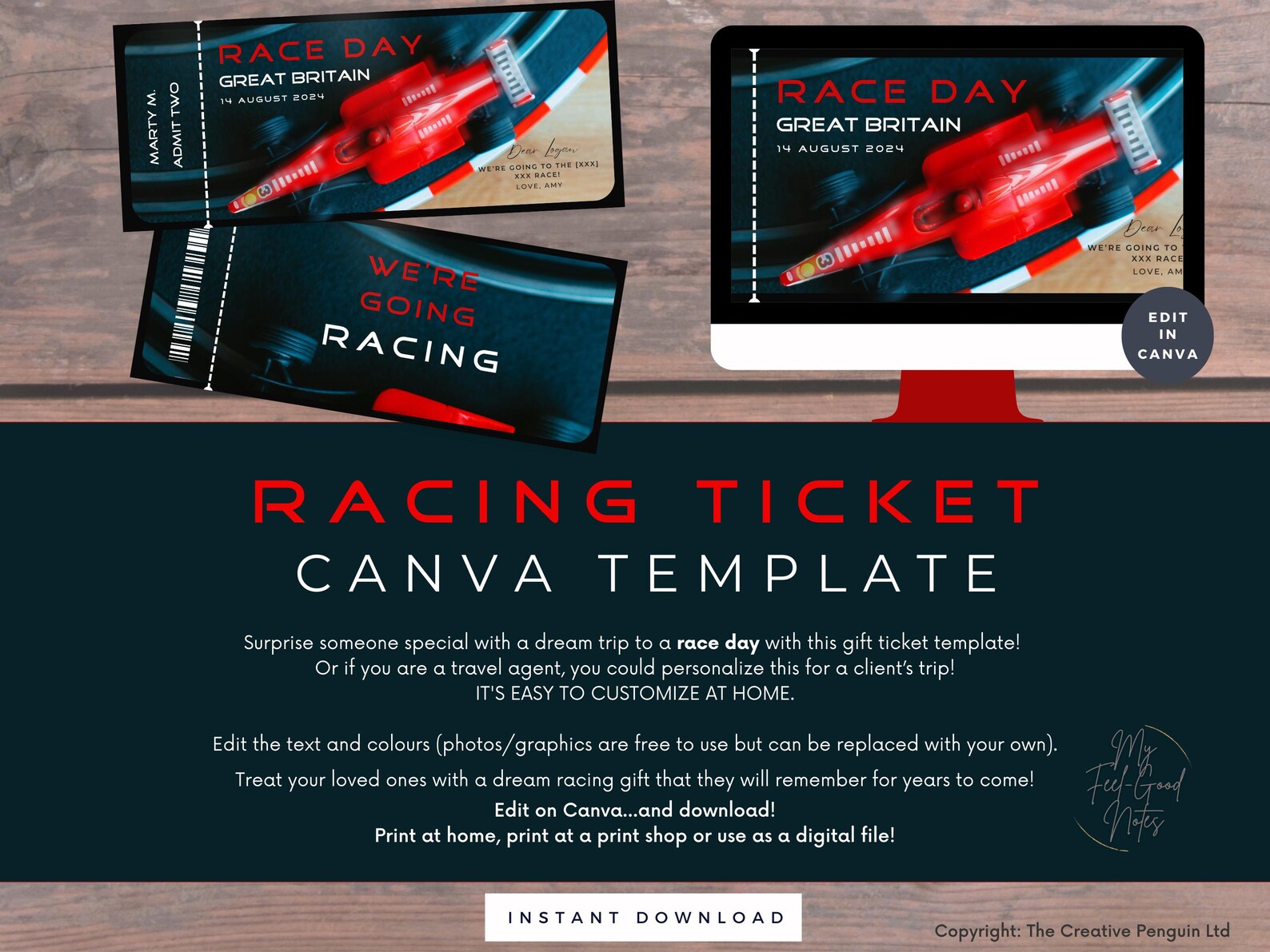 Race Car Tickets, Racing Template, Car Motor Racing, Gift Certificate ...