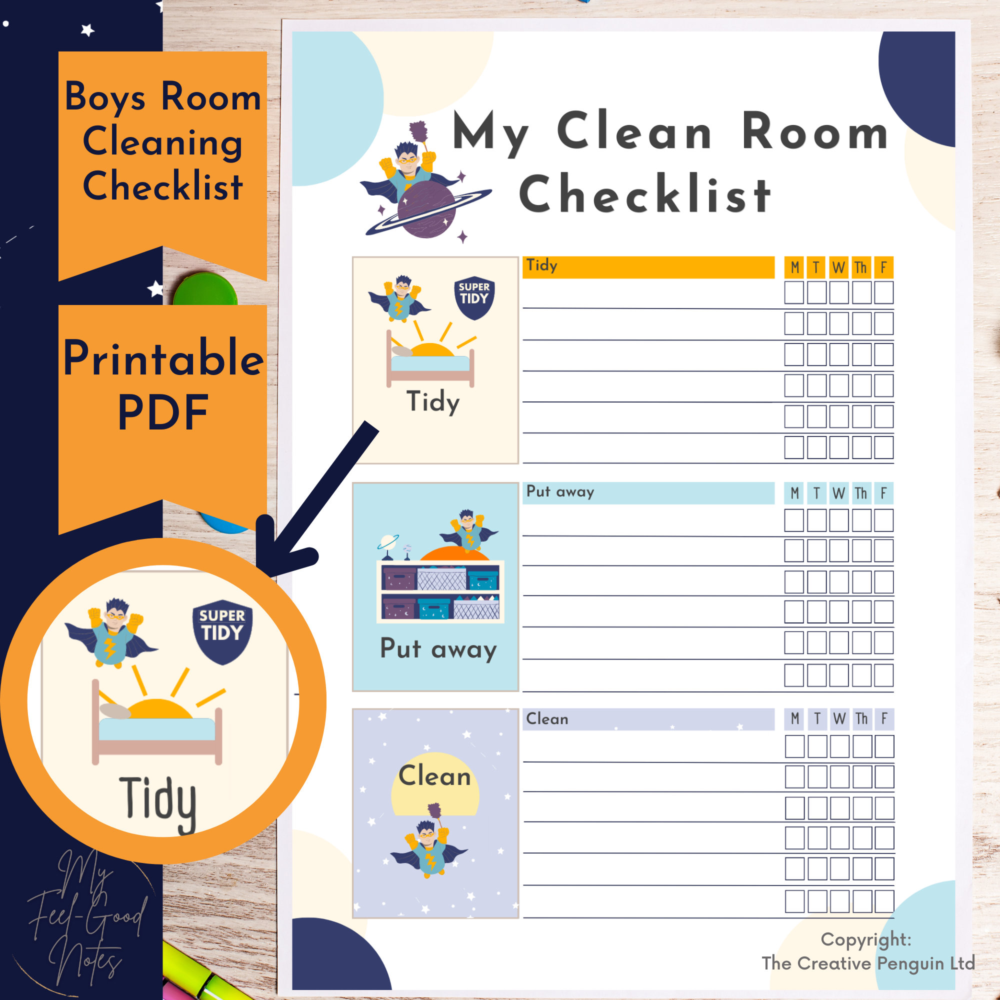 Cleaning Checklist Boy Room | Family Chore Chart for Kids Pictures ...