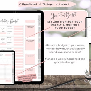 Digital Meal Planner and Recipe Book Goodnotes, Hyperlinked Meal Prep ...