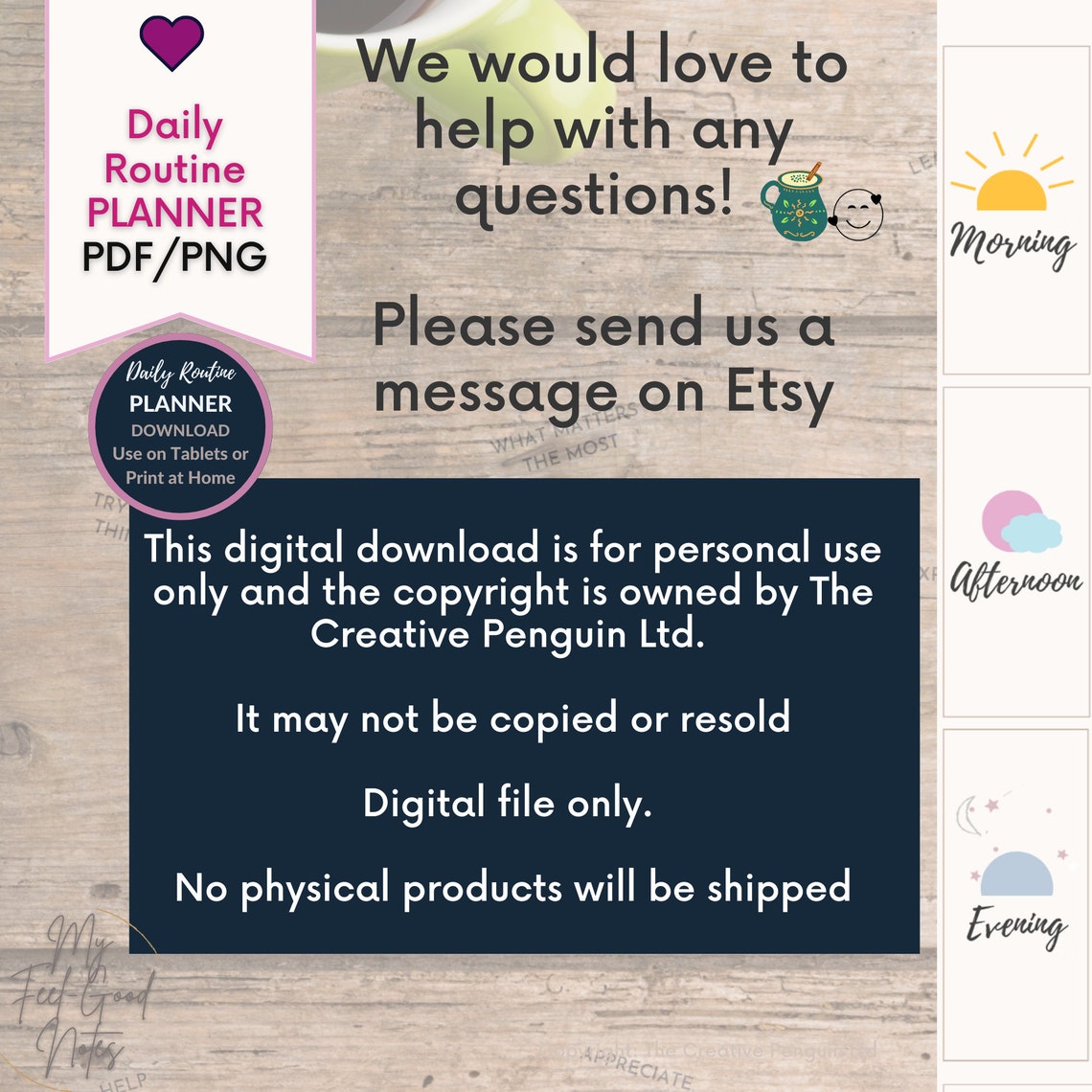 Daily Routine Checklist Adult Goodnotes Daily Routine - Etsy