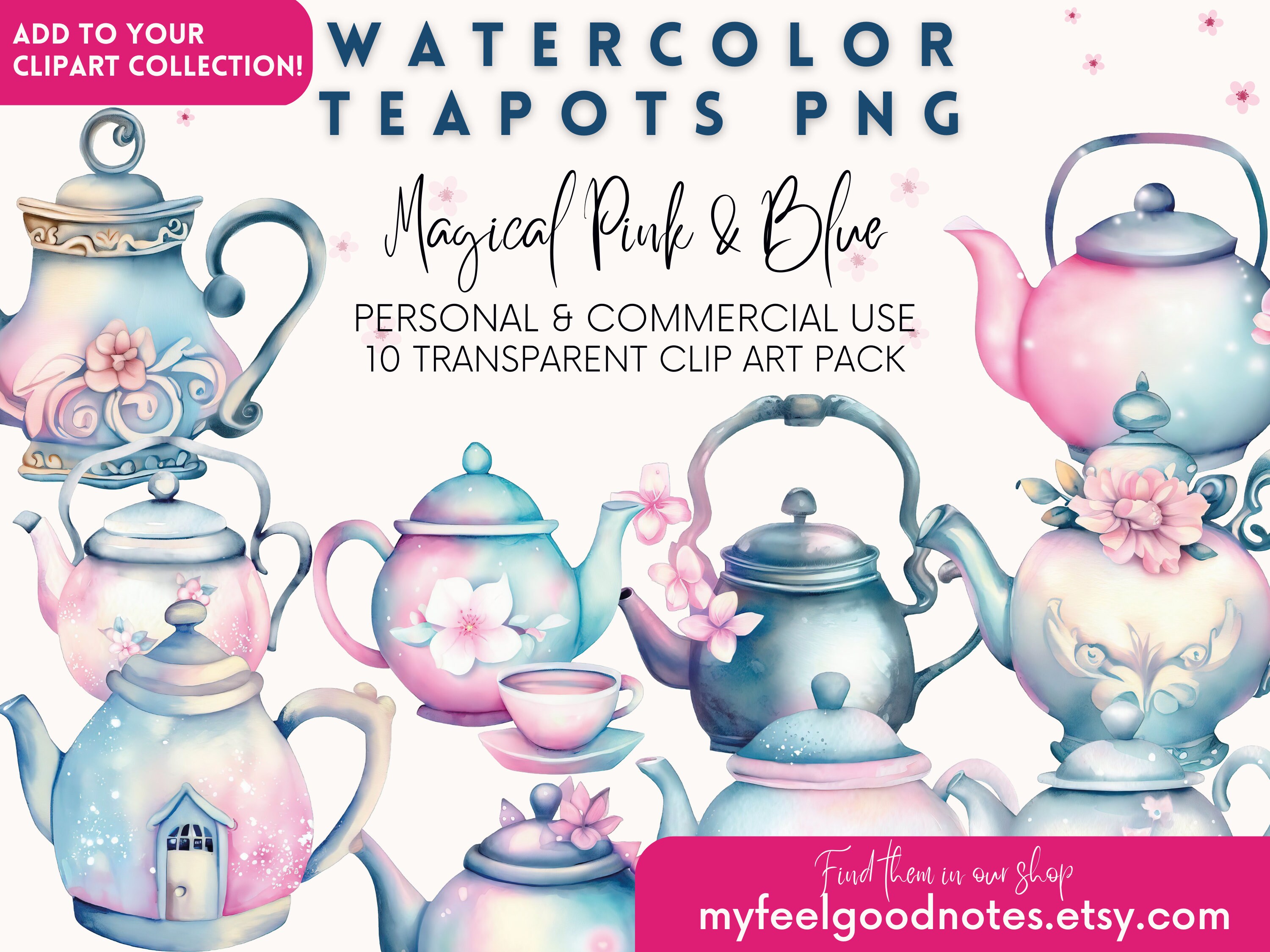 To Go Coffee Cup Clipart, Watercolor Clip Art, Floral Cafe Paper Cups ...