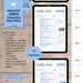 Healthy Habits Checklist Goodnotes Blue Aesthetic Minimalist | Daily ...