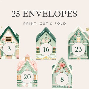 Advent Calendar Digital Kit Printable, Kids DIY Activities Cards ...