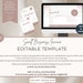 Simple Billing Invoice Template, Business DIY, Digital Canva Editable ...