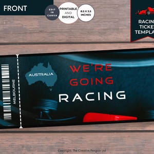 Car Racing Tickets, Race Car Template, Car Motorsport, Grand Prix ...