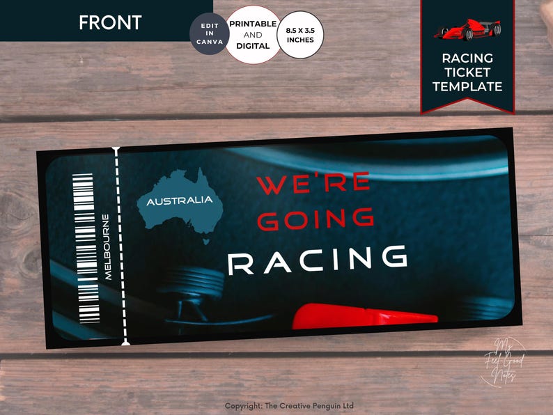 Car Racing Tickets, Race Car Template, Car Motorsport, Grand Prix ...