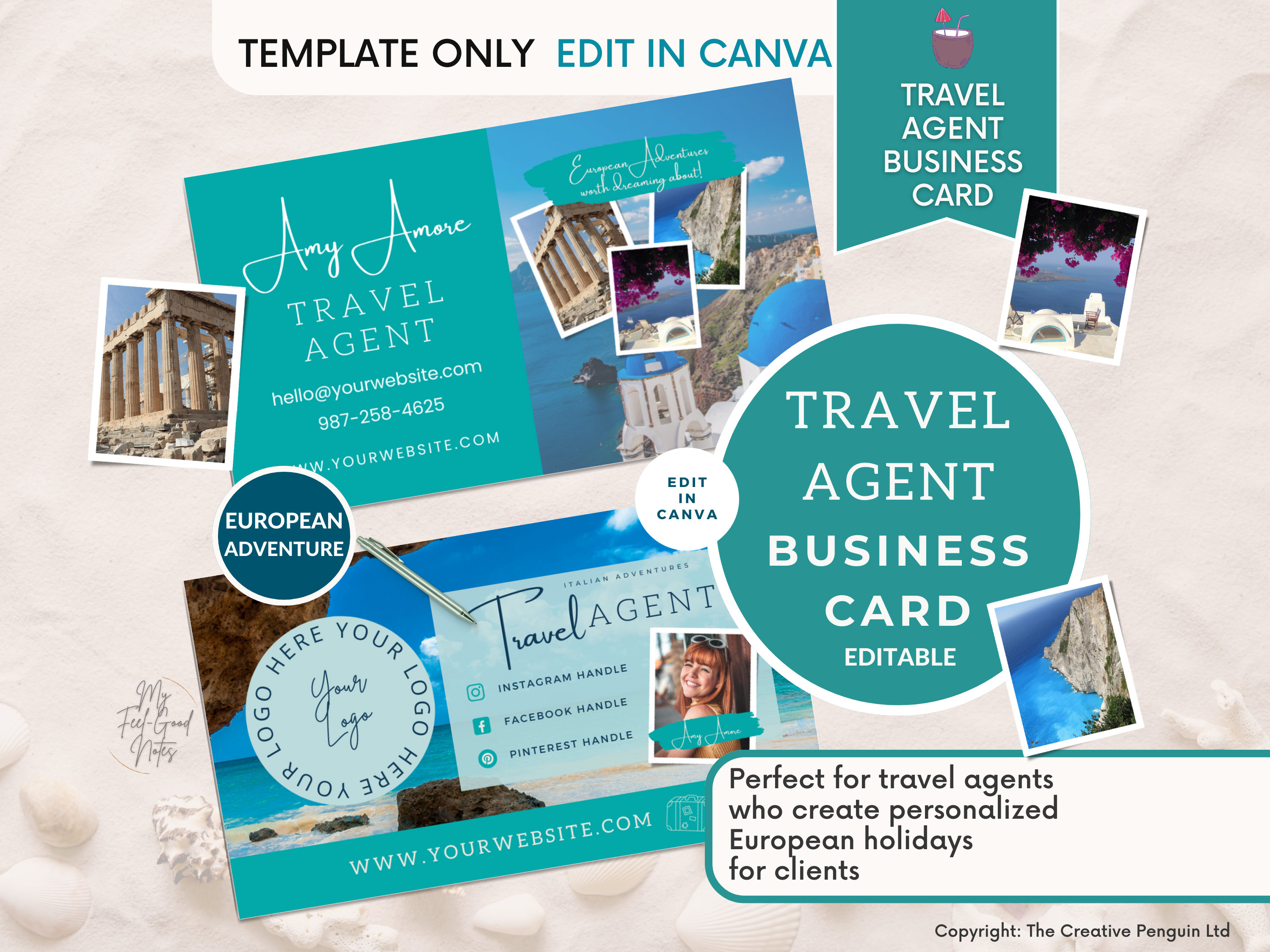 Travels Visiting Card Design Templates