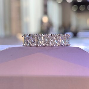 Radiant Cut Diamond Band, Radiant Diamond Band, Diamond Eternity Band ...