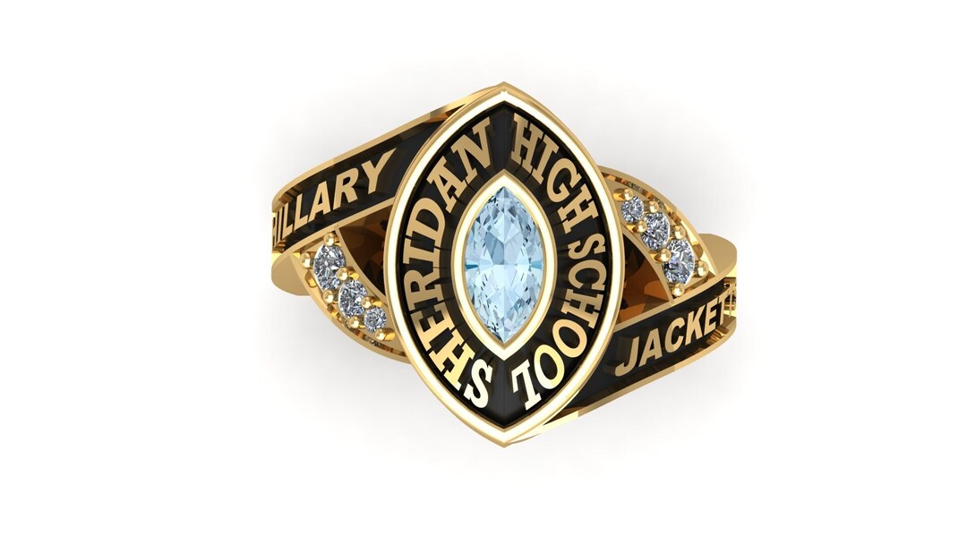 Graduation Gift for Her , Class Rings for Woman, Personalized Custom ...