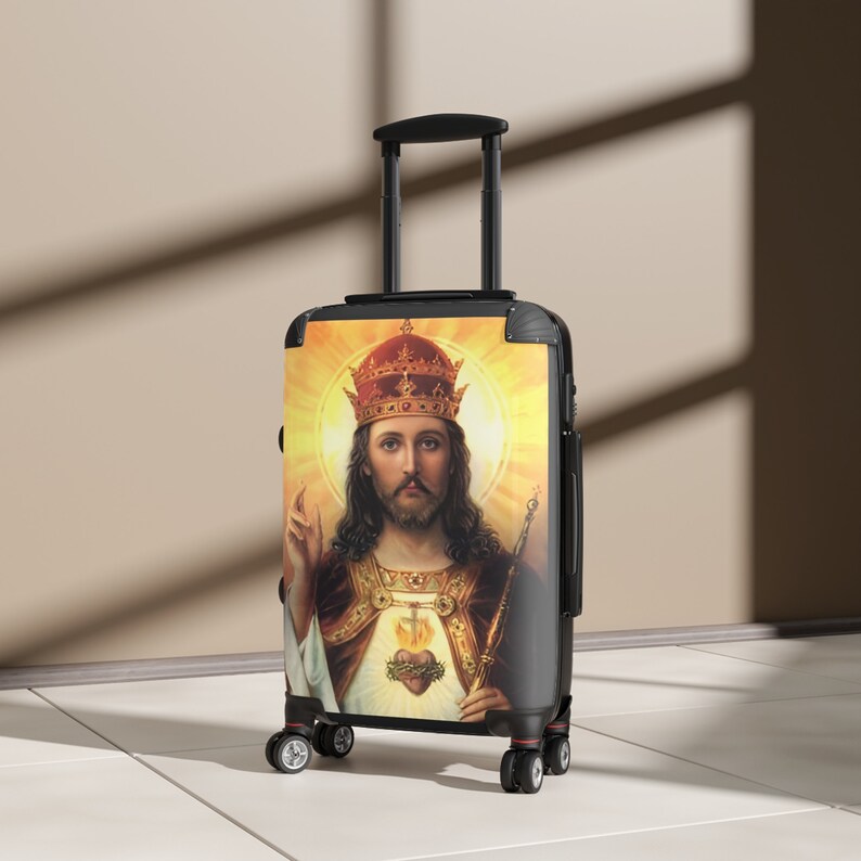 Sacred Heart of Jesus Suitcase Carry on - Unique Unusual Catholic ...