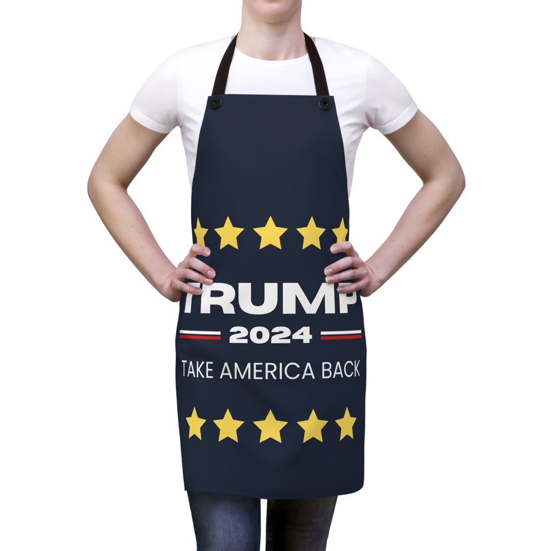 Barbeque BBQ Kitchen Apron Dad Grandpa Mom Election Gift Trump MAGA ...