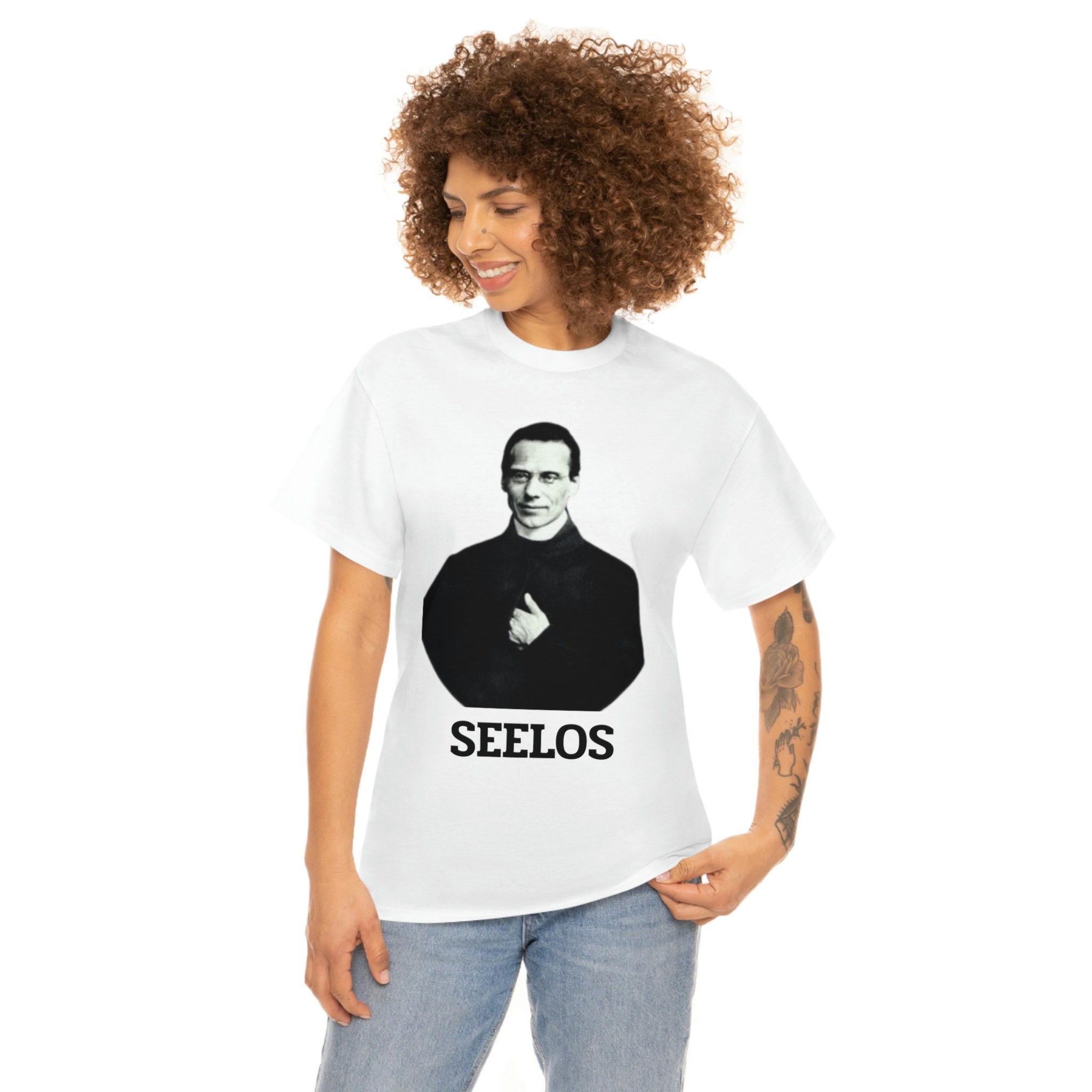Blessed Seelos Catholic T-shirt, Religious Saint Tee - Etsy