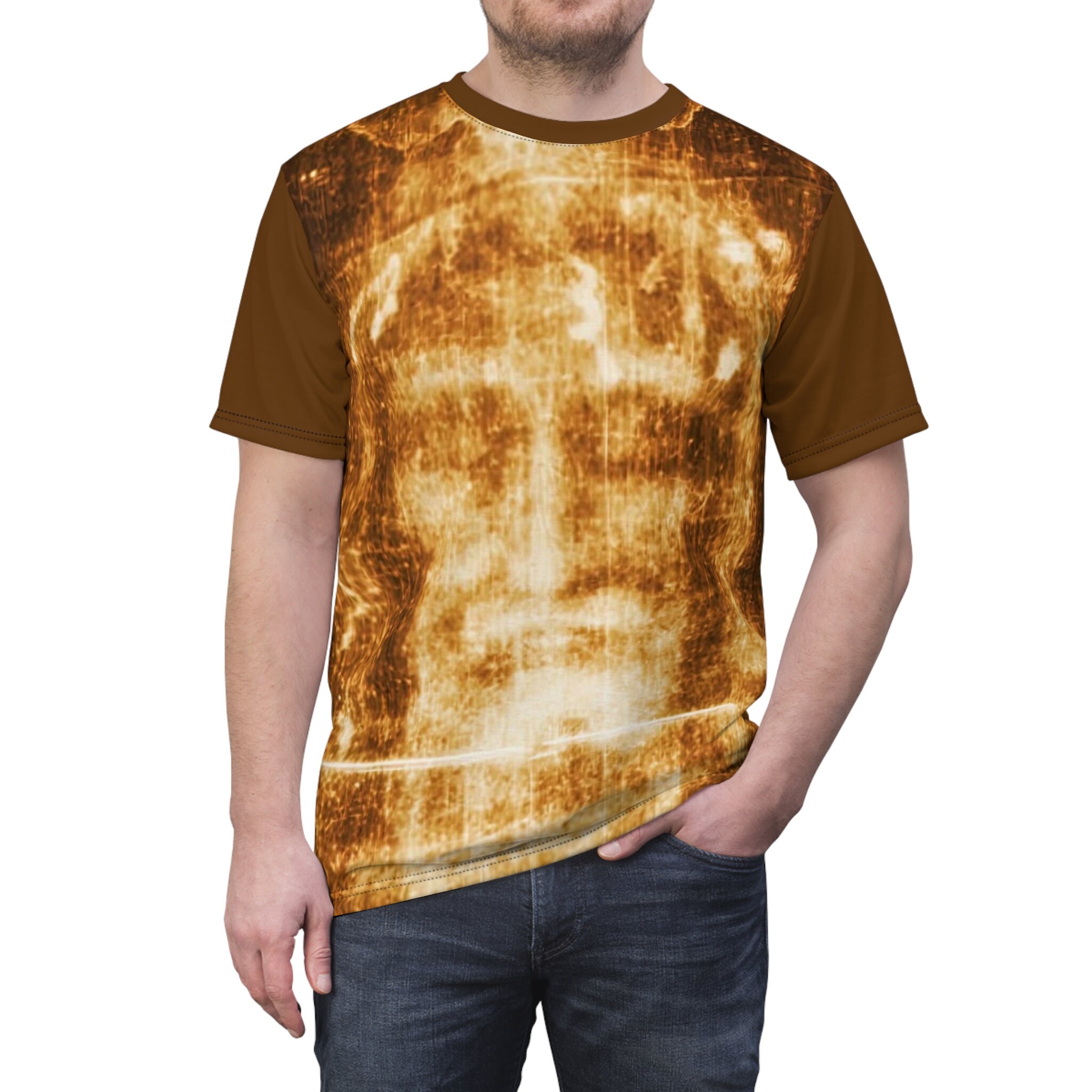 Shroud of Turin Face of Jesus Authentic Catholic T-shirt, Shirt ...