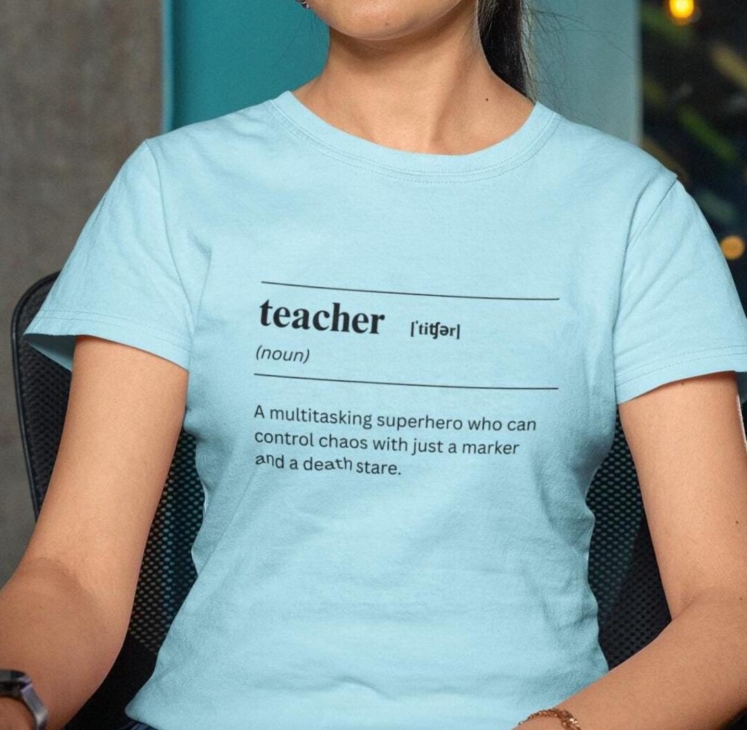 Teacher Humor Women's Softstyle Tee Funny Education Gift for Tutor ...