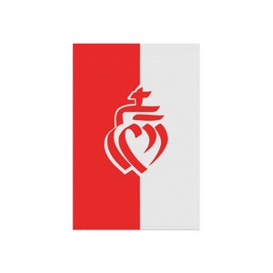 Jesus Sacred Heart French Vendee Flag Catholic Christian Home and ...