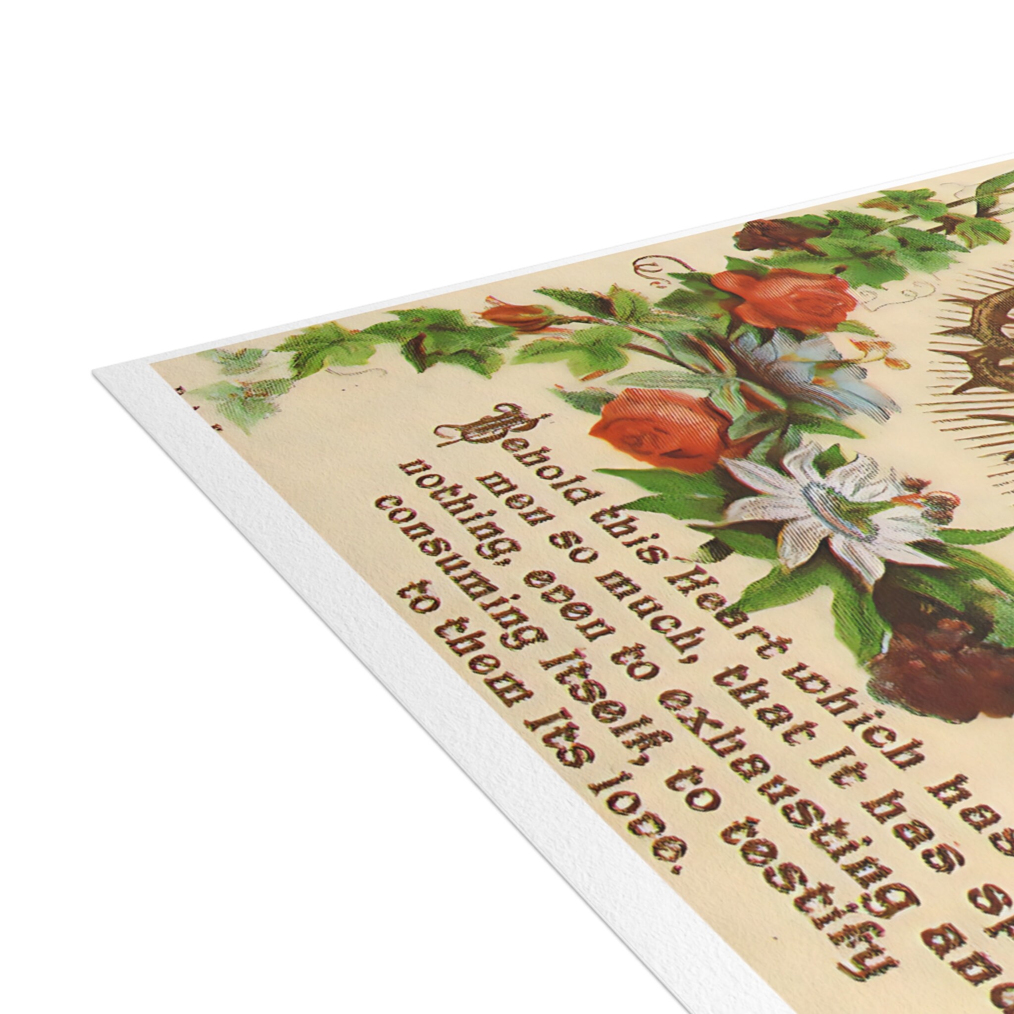 Sacred Heart of Jesus Postcard Bundles (envelopes Included) - Catholic ...