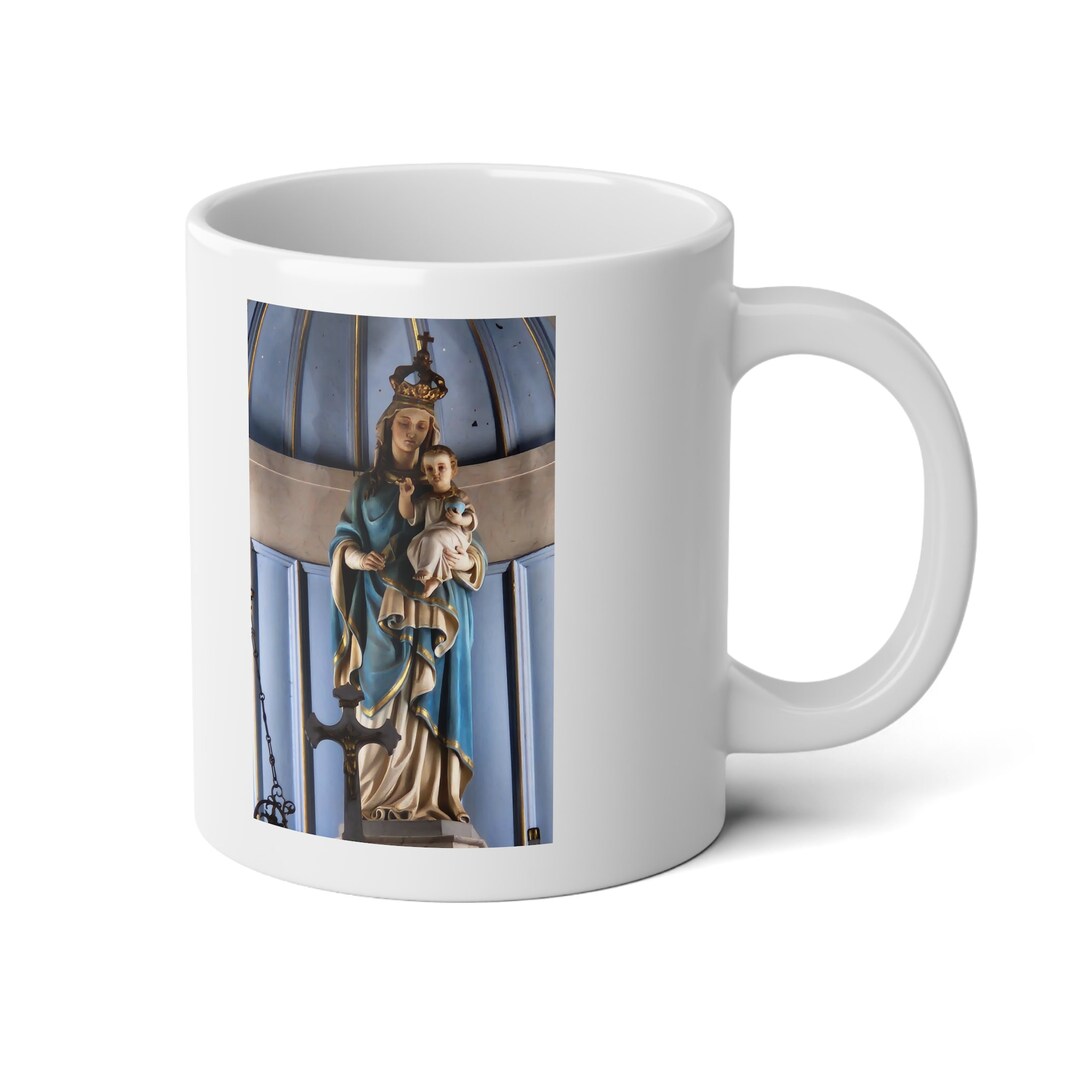 St. Mary of Victories Church Jumbo Mug 20oz - Catholic Christian Faith ...