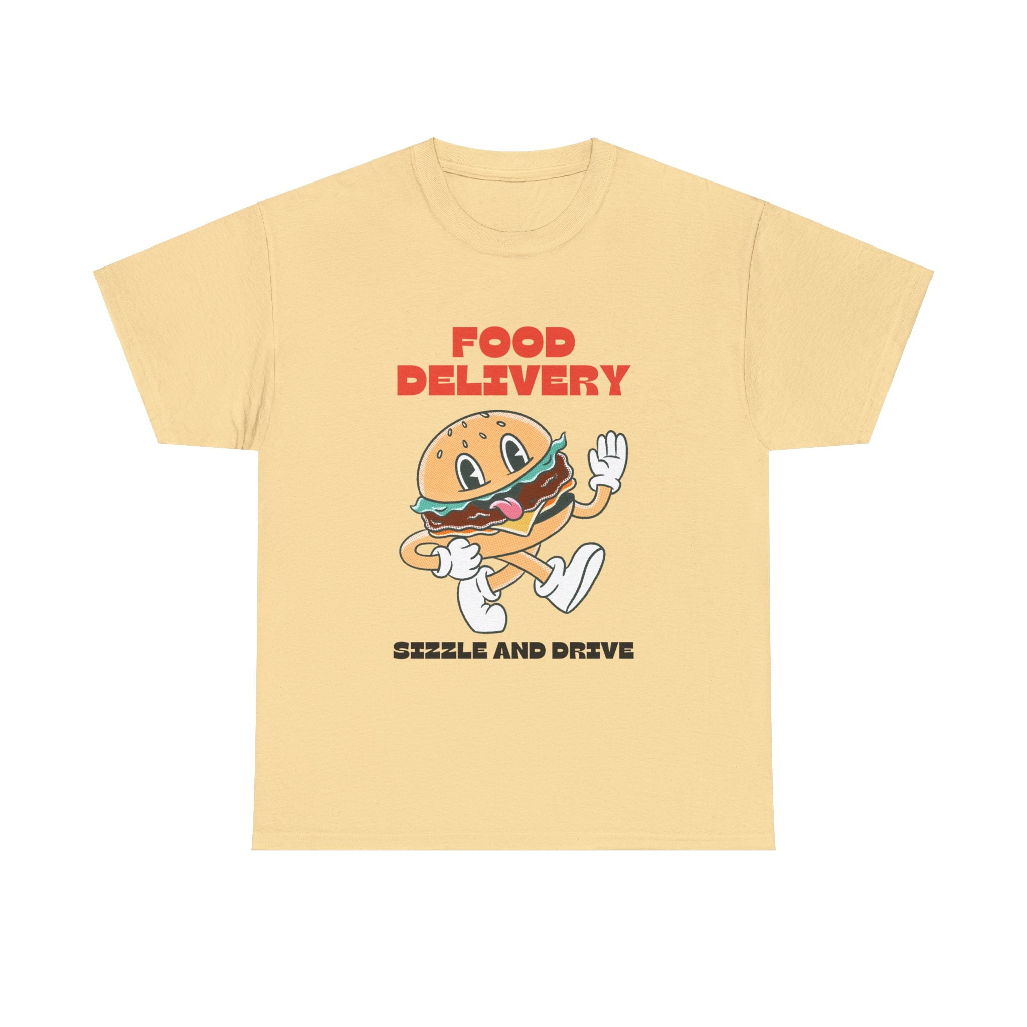 Food Delivery Walking Sandwich Delivery Shirt Doordash Spark Grub Hub ...