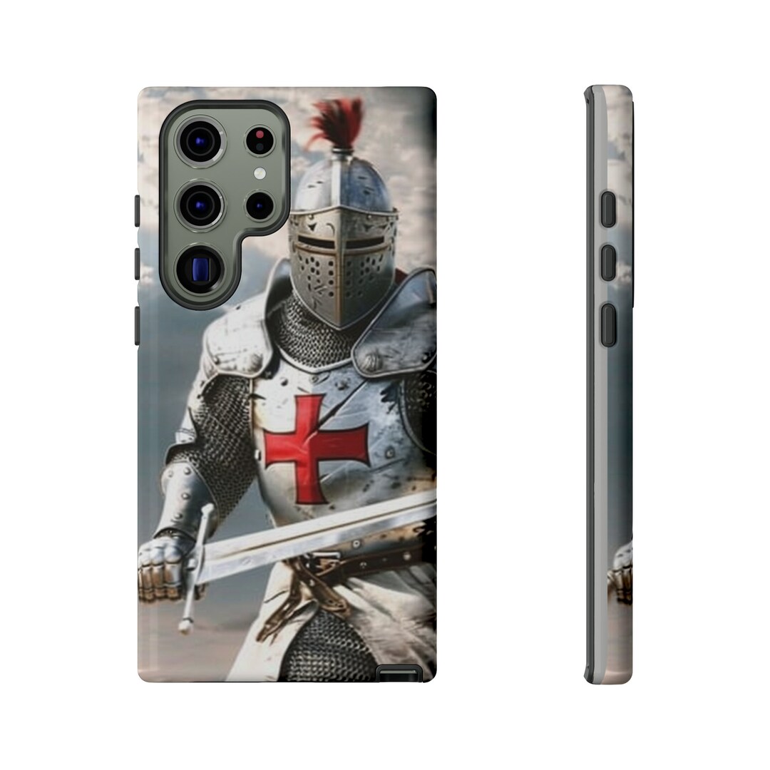 Knight Templar Phone Case iPhone Android Medieval Style Gift Dad ...