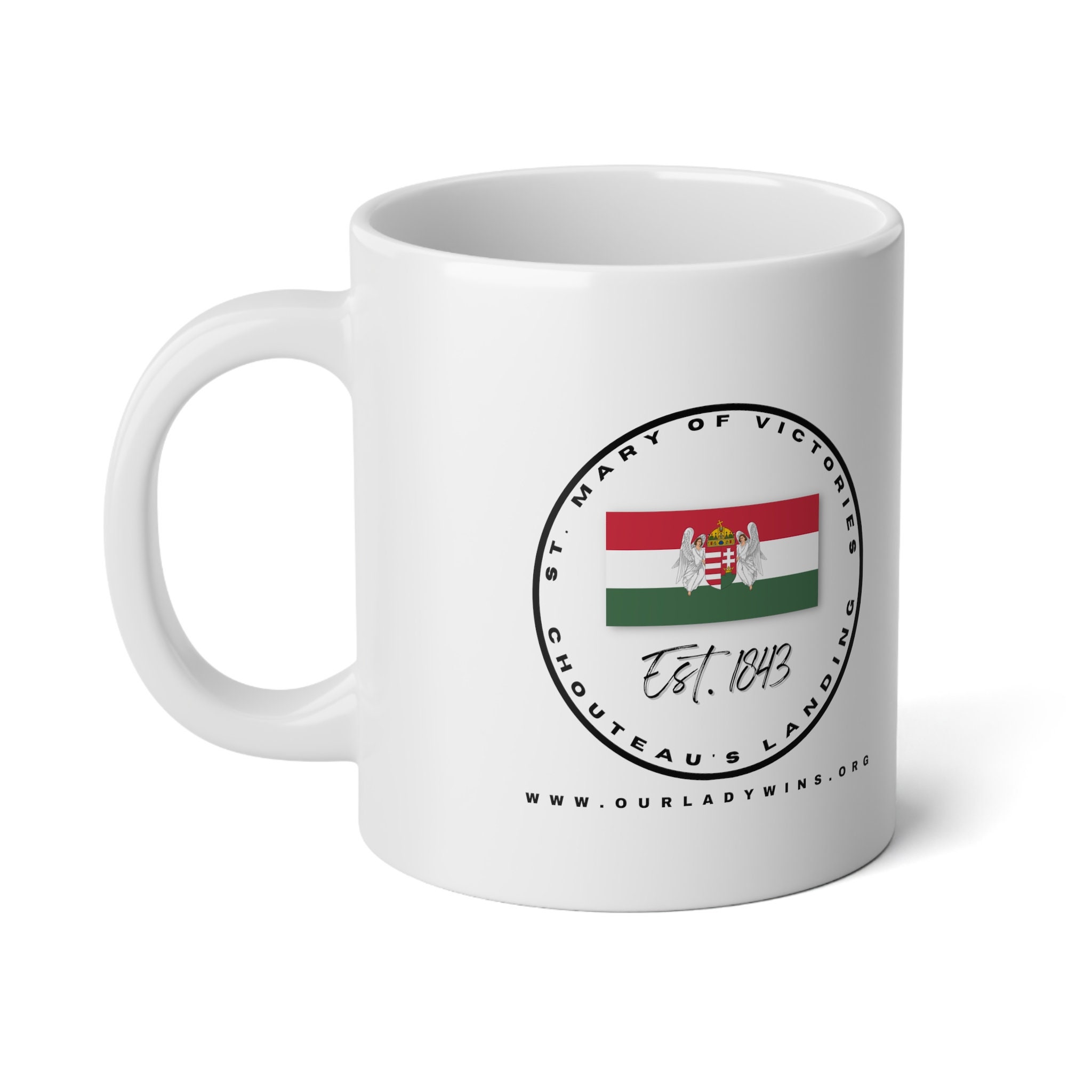 St. Mary of Victories Church Jumbo Mug 20oz - Catholic Christian Faith ...