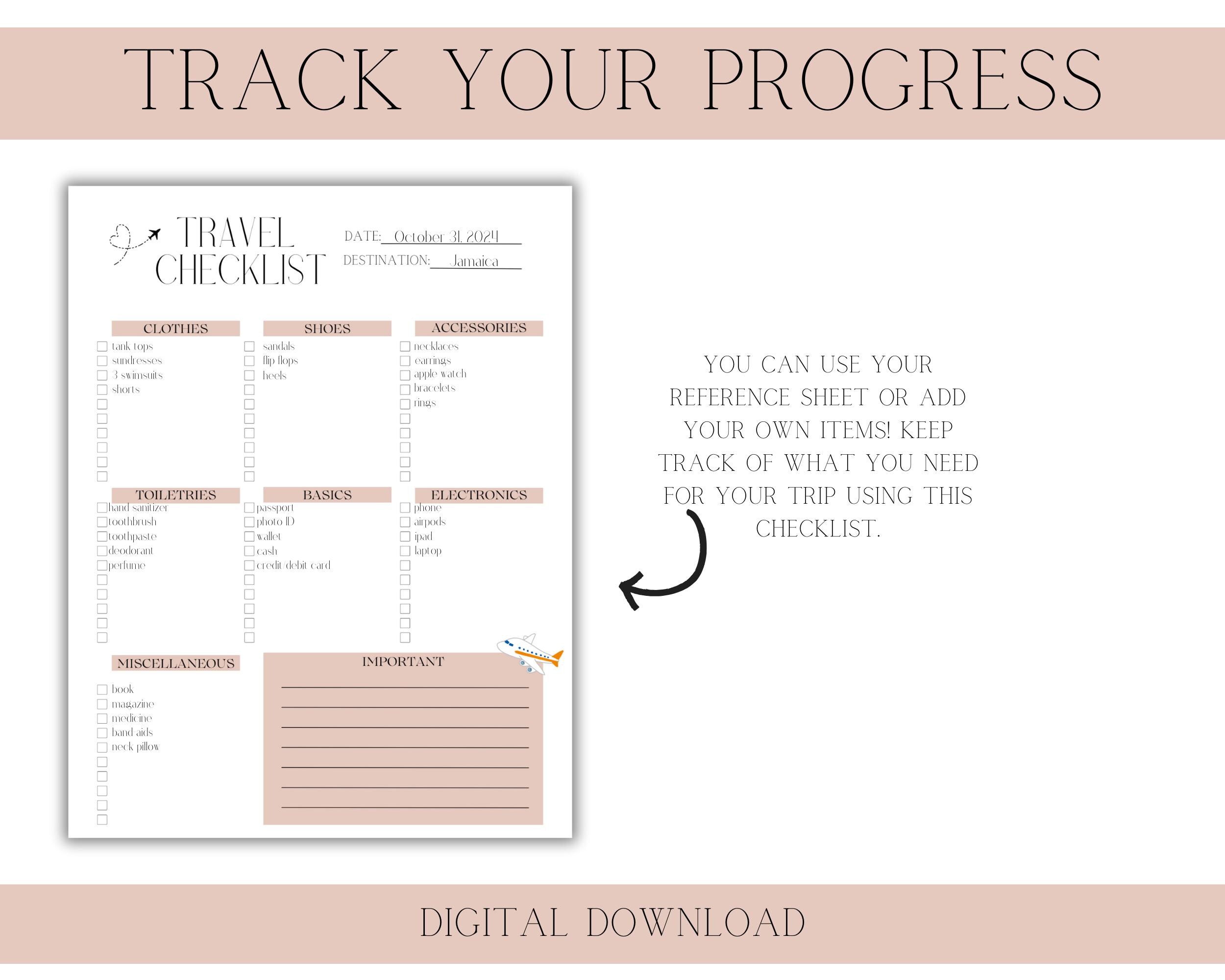 Brown Travel Guide | Travel Checklist | Travel Planner | Travel ...