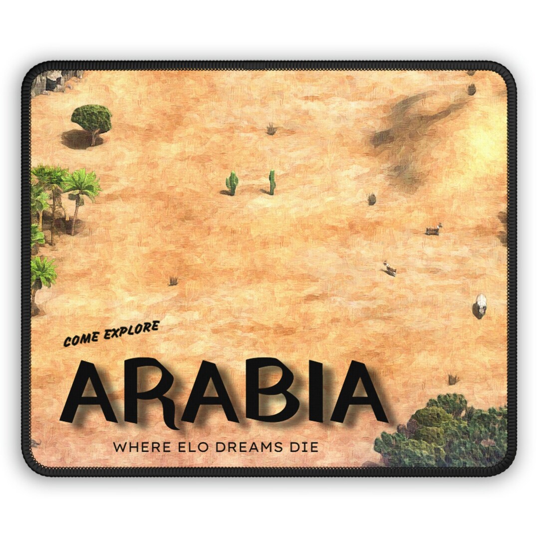 Gaming Mouse Pad Black Forest Arabia Age of Empires 2 AOE2 AOK Gaming ...