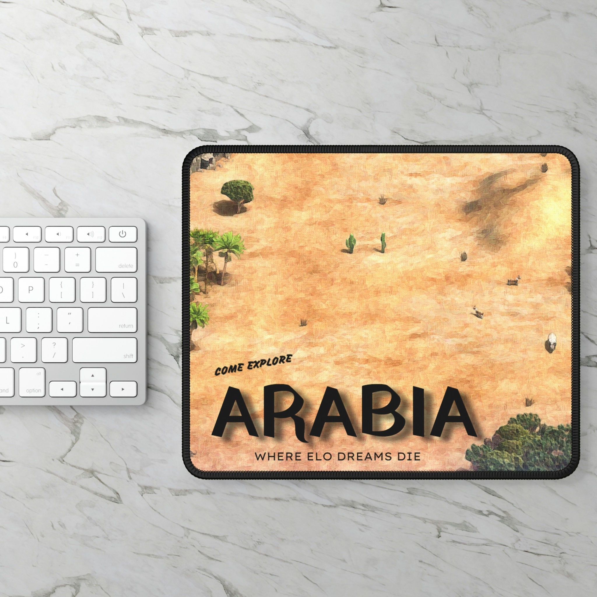 Gaming Mouse Pad Black Forest Arabia Age of Empires 2 AOE2 AOK Gaming ...