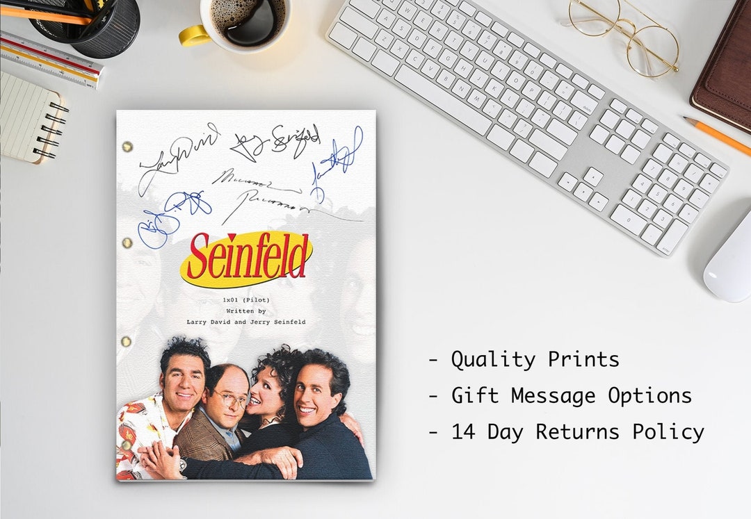 Seinfeld Script Screenplay of TV Series 1x01 Pilot Signed - Etsy