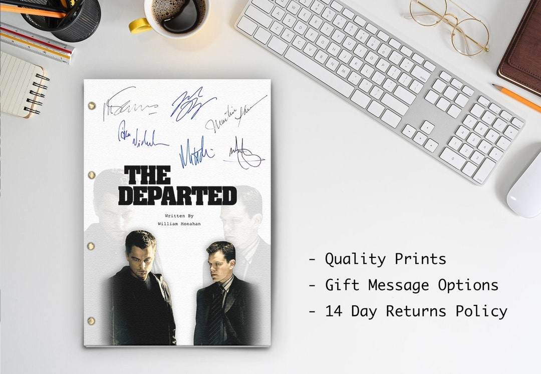 The Departed Script Screenplay of Film Signed reprints - Etsy