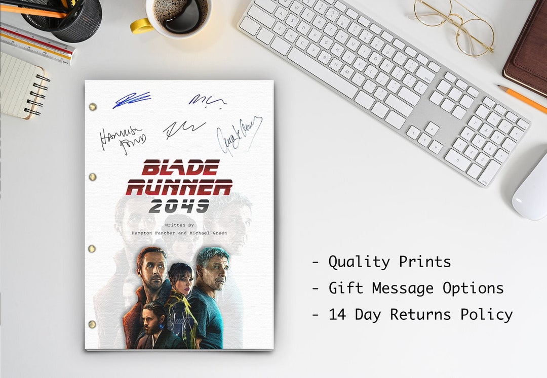 Blade Runner 2049 Script Screenplay of Film Signed - Etsy