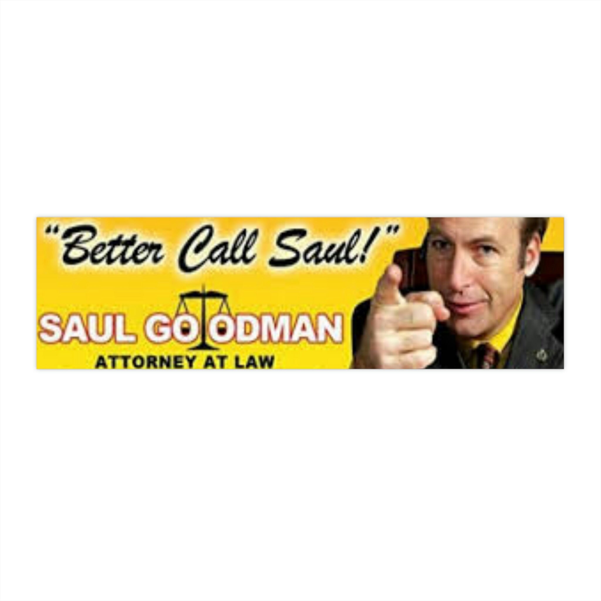 Blurry Better Call Saul Bumper Sticker - Etsy