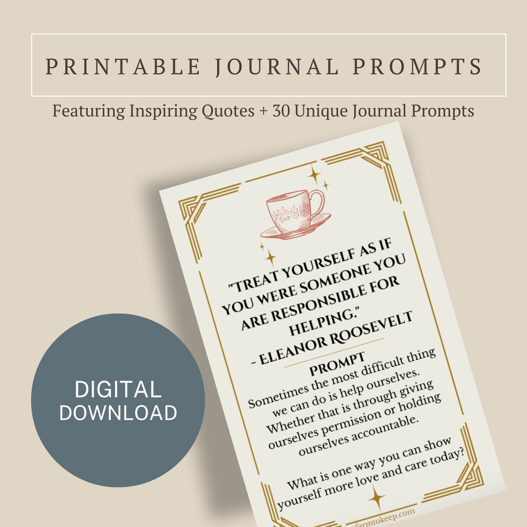 Printable Mindfulness Journal Prompt Tarot Cards, Daily Journal, Daily ...
