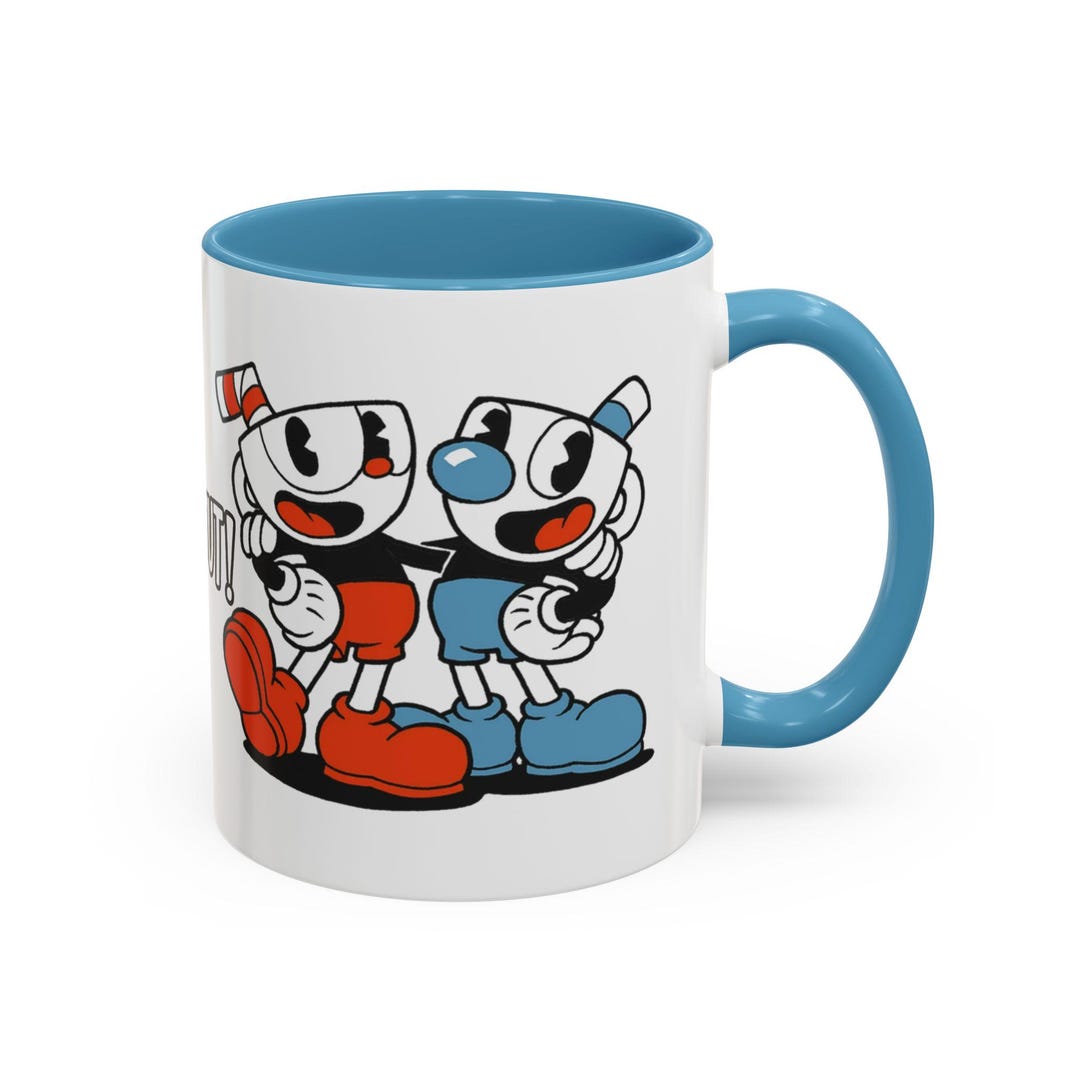 Knockout Duo Cuphead Coffee Mug | Fun Animated Characters, Gifts for ...