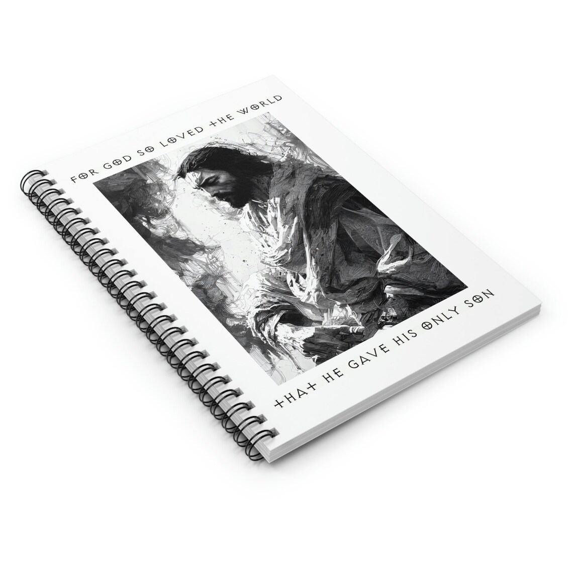 Jesus Christ Notebook, Spiral, Lined. - Etsy