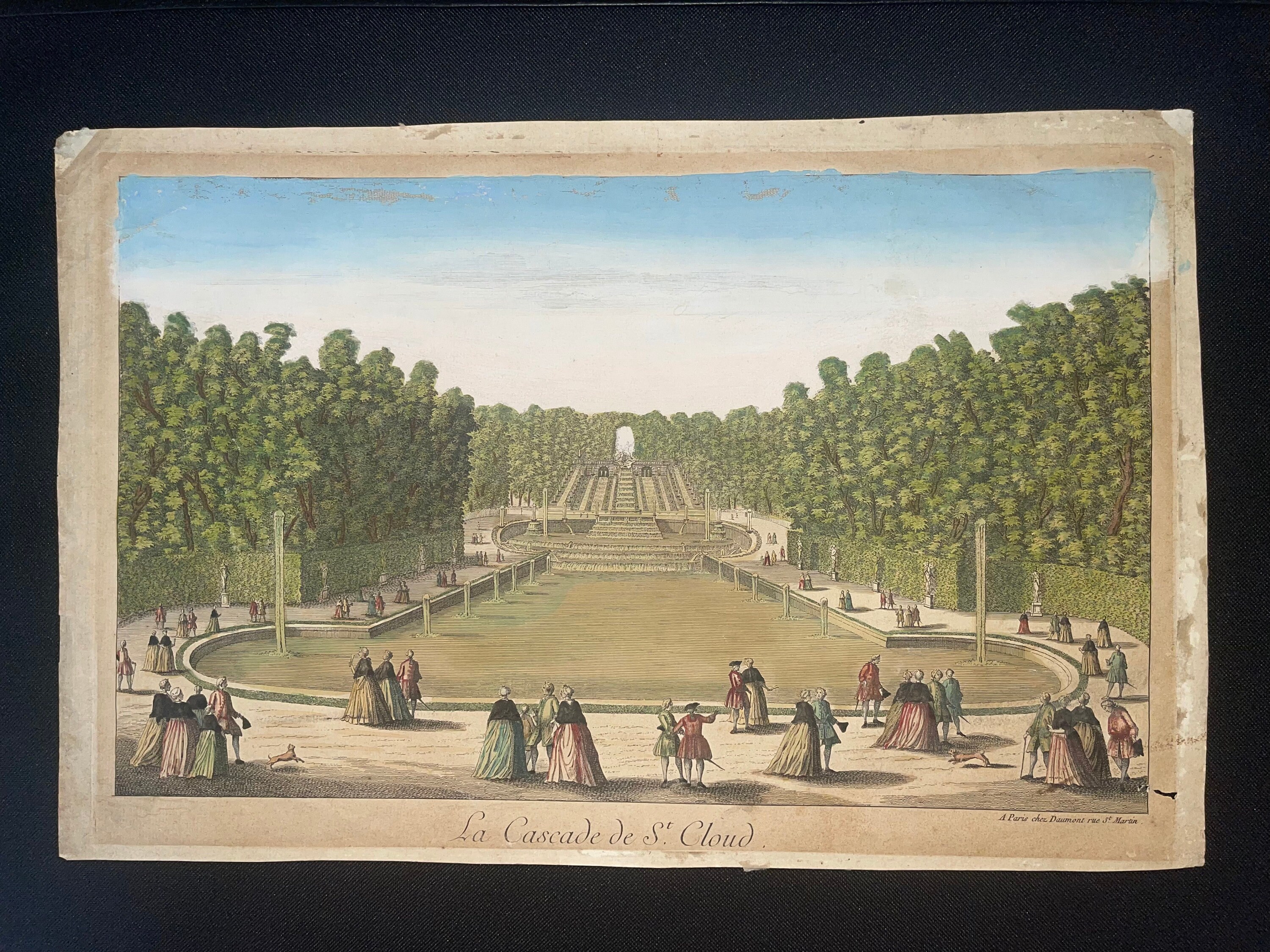 Vue D’optique | Cascades of the Garden Château De Saint-cloud La ...